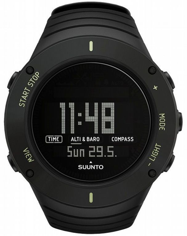 Suunto Core Ultimate Black - Grå hvid lcd/led digital dameur herreur