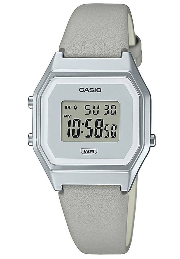 Casio Classic LA680WEL-8EF - Grå digital dameur