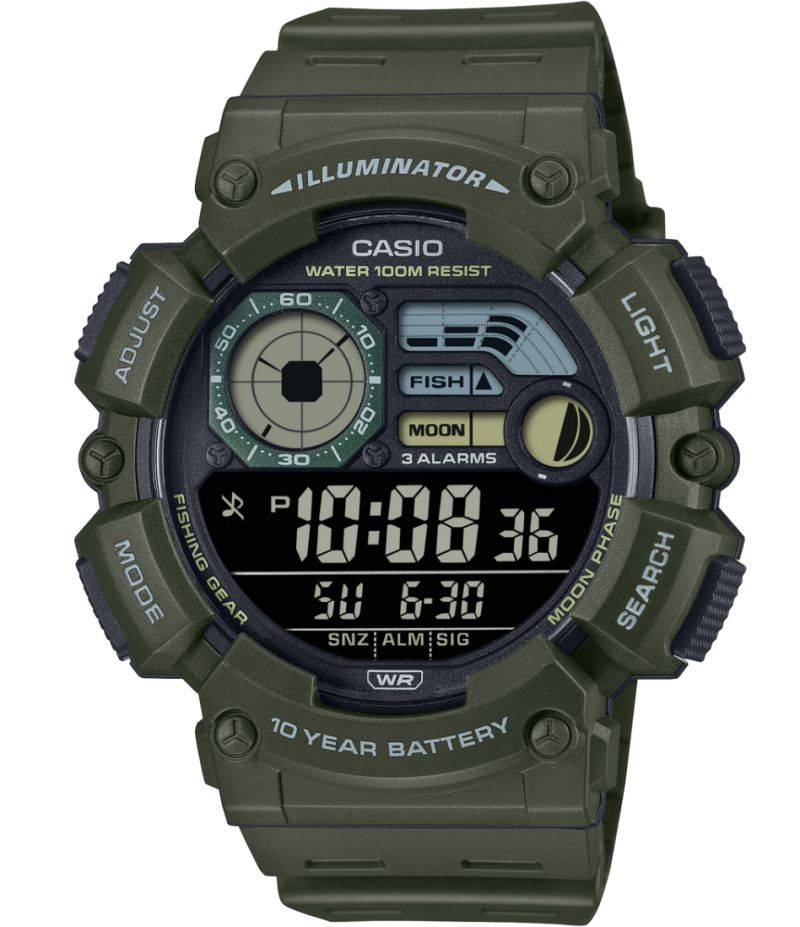 Casio Collection WS-1500H-3BVEF - Sort digital herreur